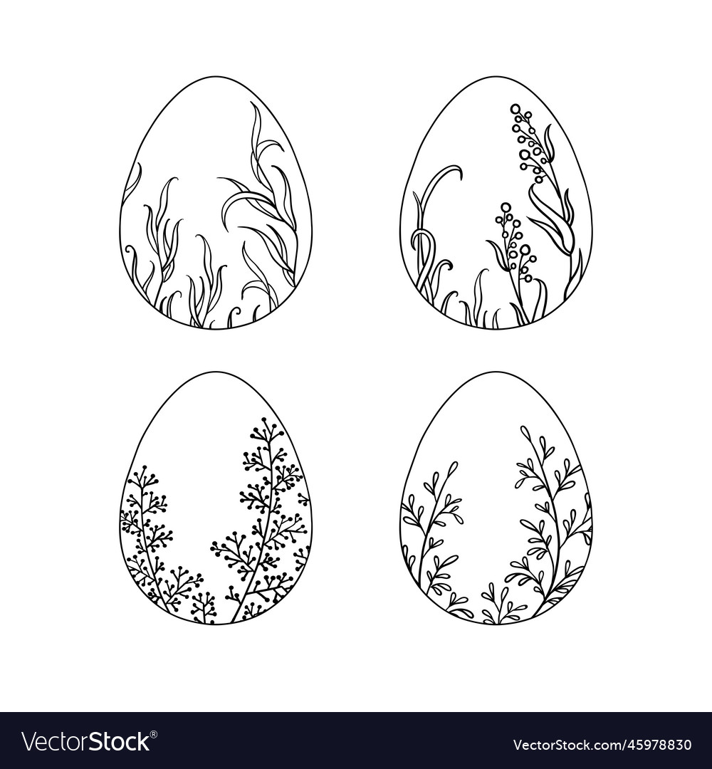Easter egg Royalty Free Vector Image - VectorStock