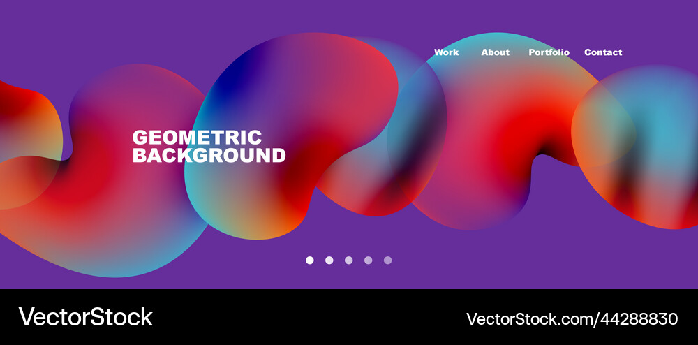 Liquid fluid shapes with flowin gradients abstract