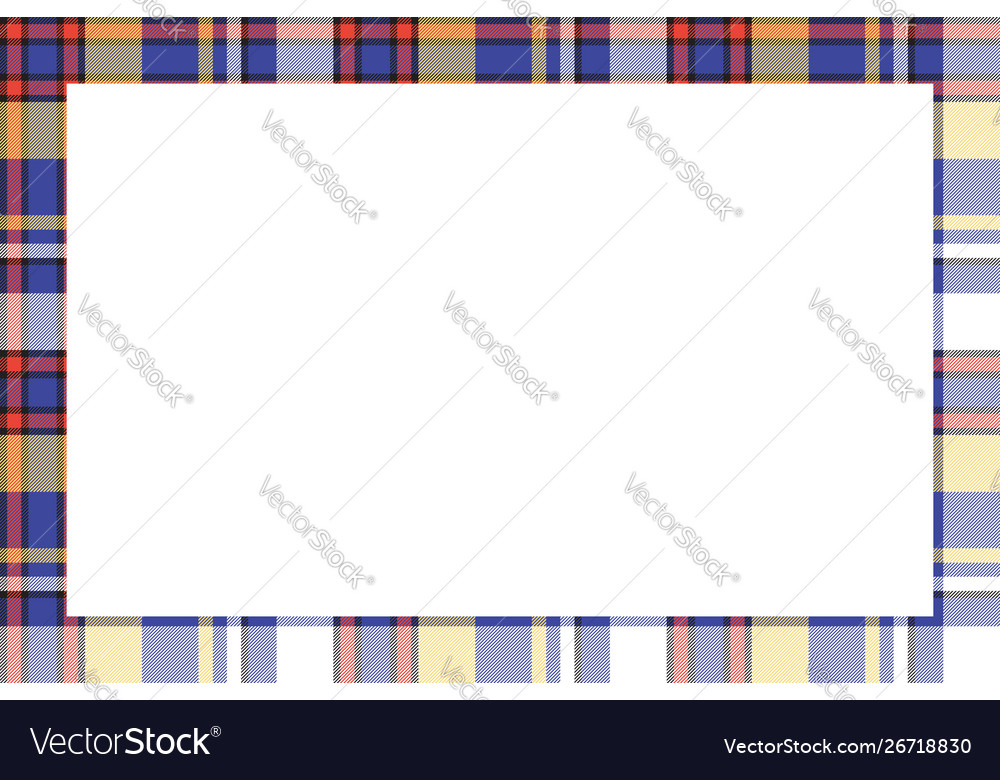 Rectangle frame vintage pattern design template Vector Image