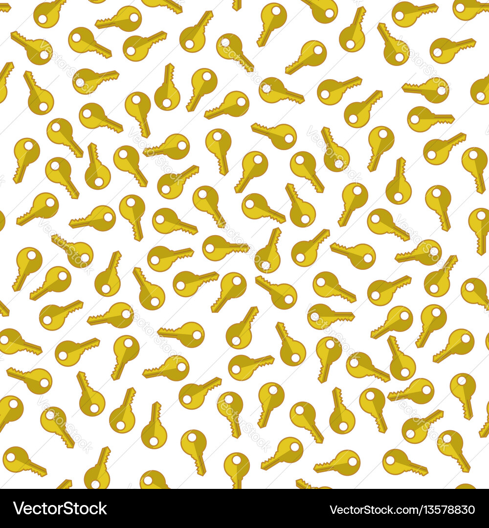 Set of gold keys Royalty Free Vector Image - VectorStock