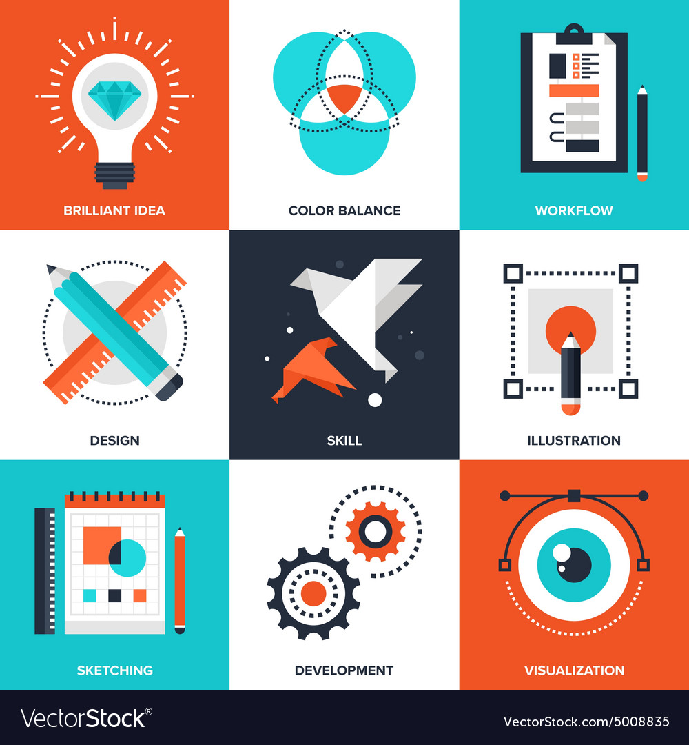 Creative process Royalty Free Vector Image - VectorStock