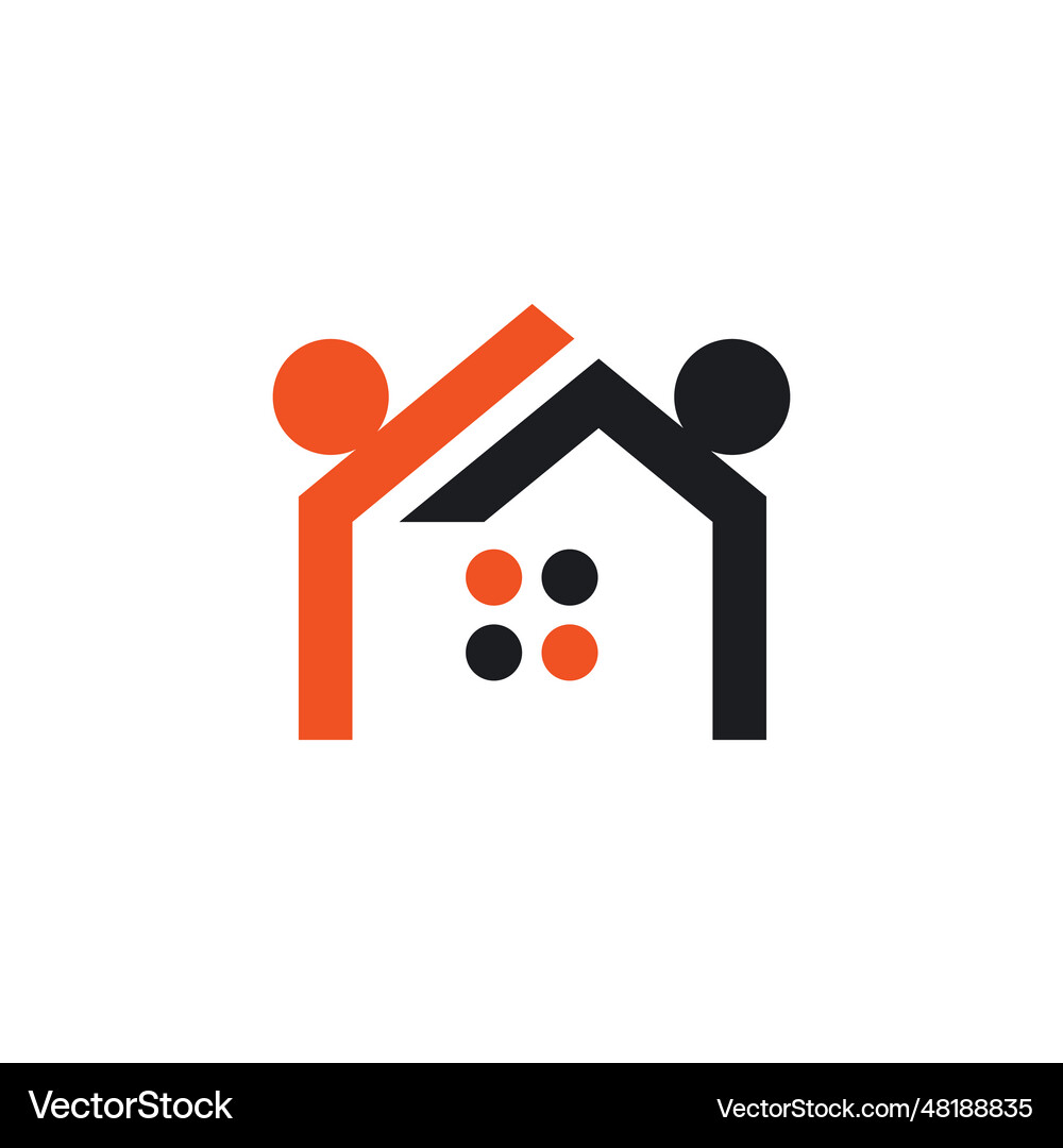 People house icon concept design template Vector Image