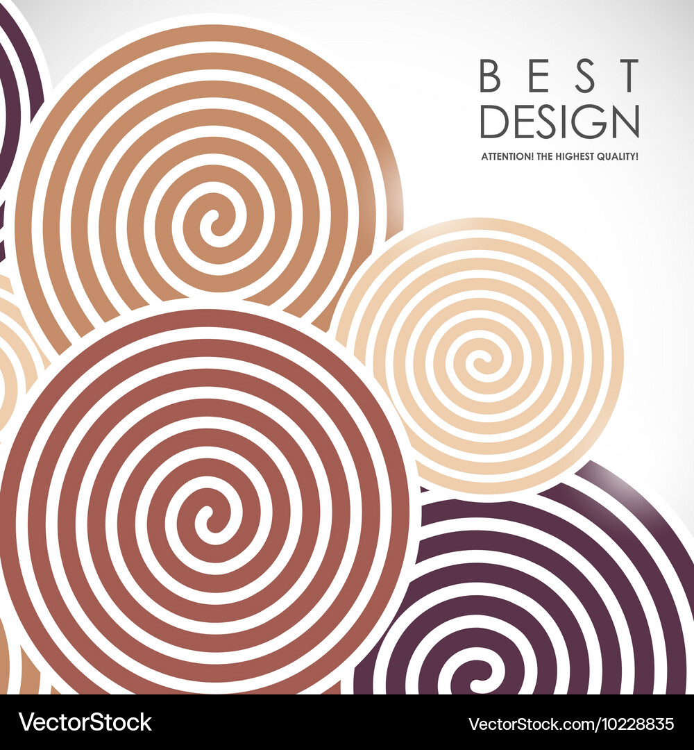 Spiral abstract background Royalty Free Vector Image