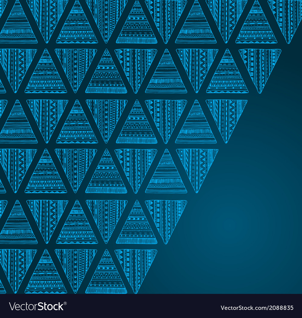 Tribal Triangle Pattern