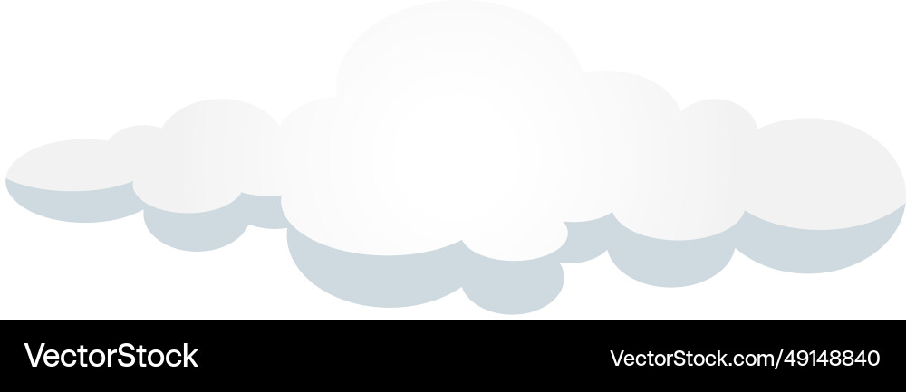 Abstract background of white cloud in sky Vector Image