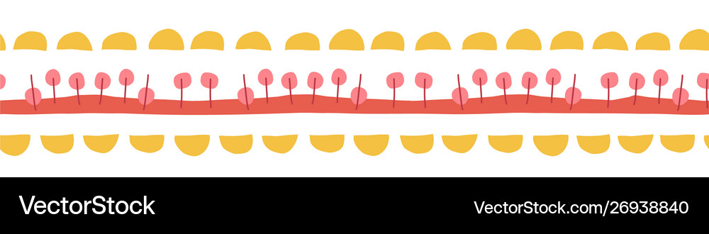 Playful Doodle Border Royalty Free Vector Image