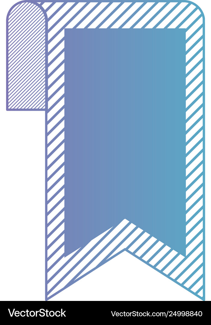 Ribbon hanging elegant decoration Royalty Free Vector Image