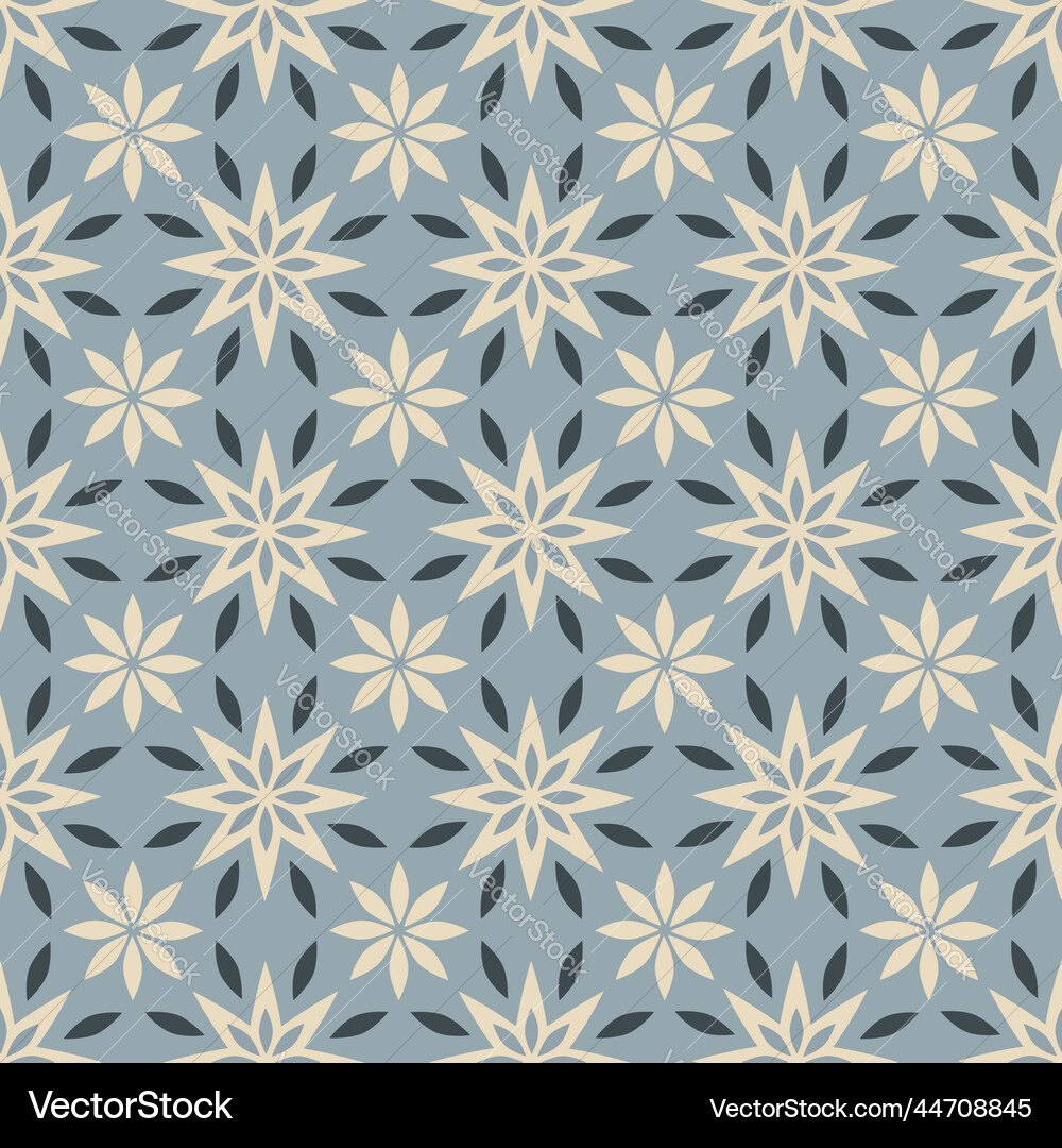 Abstract floral holiday seamless pattern floral Vector Image