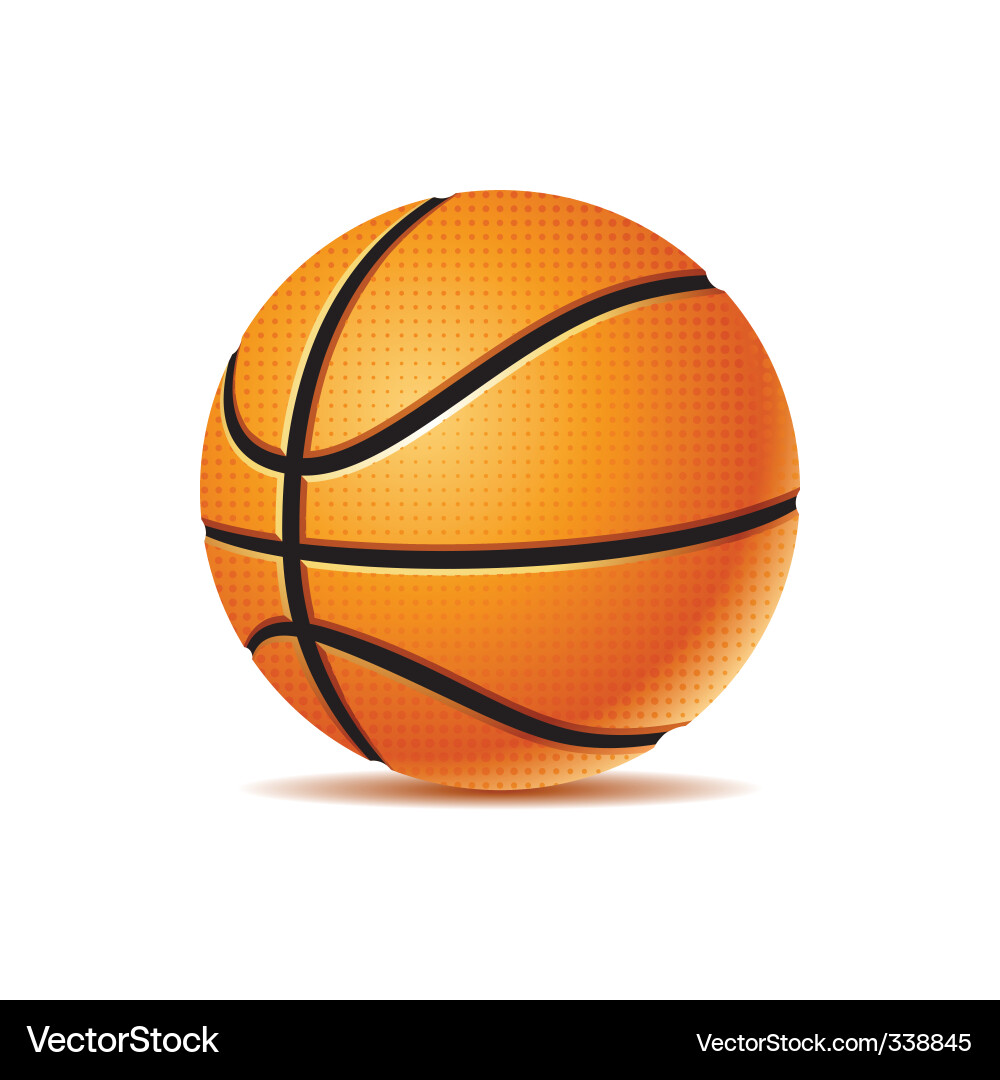 Basket ball Royalty Free Vector Image - VectorStock