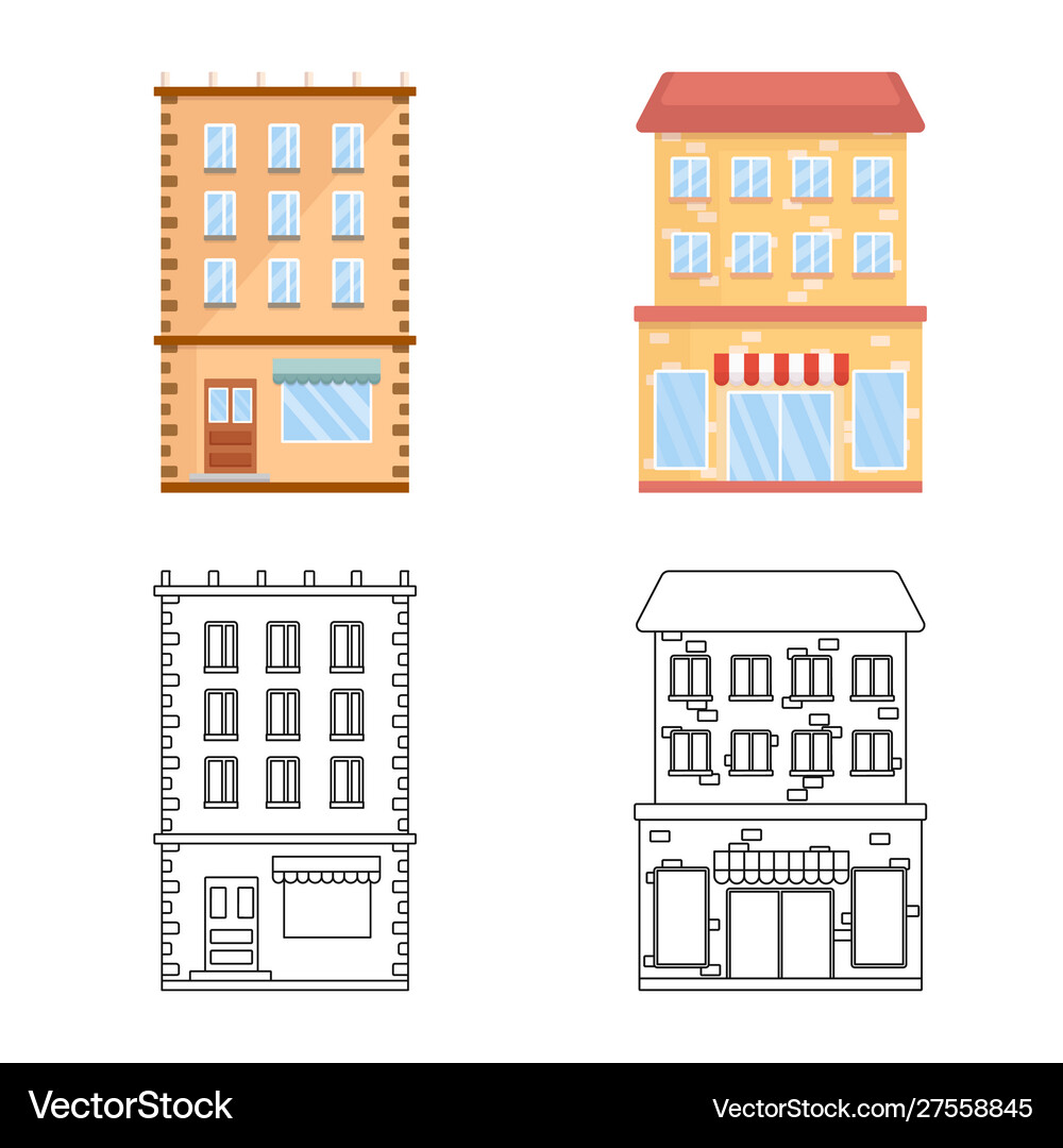 Municipal and center logo Royalty Free Vector Image