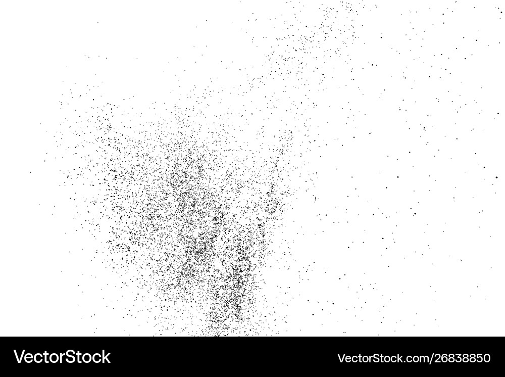 Abstract grainy texture isolated on white Vector Image