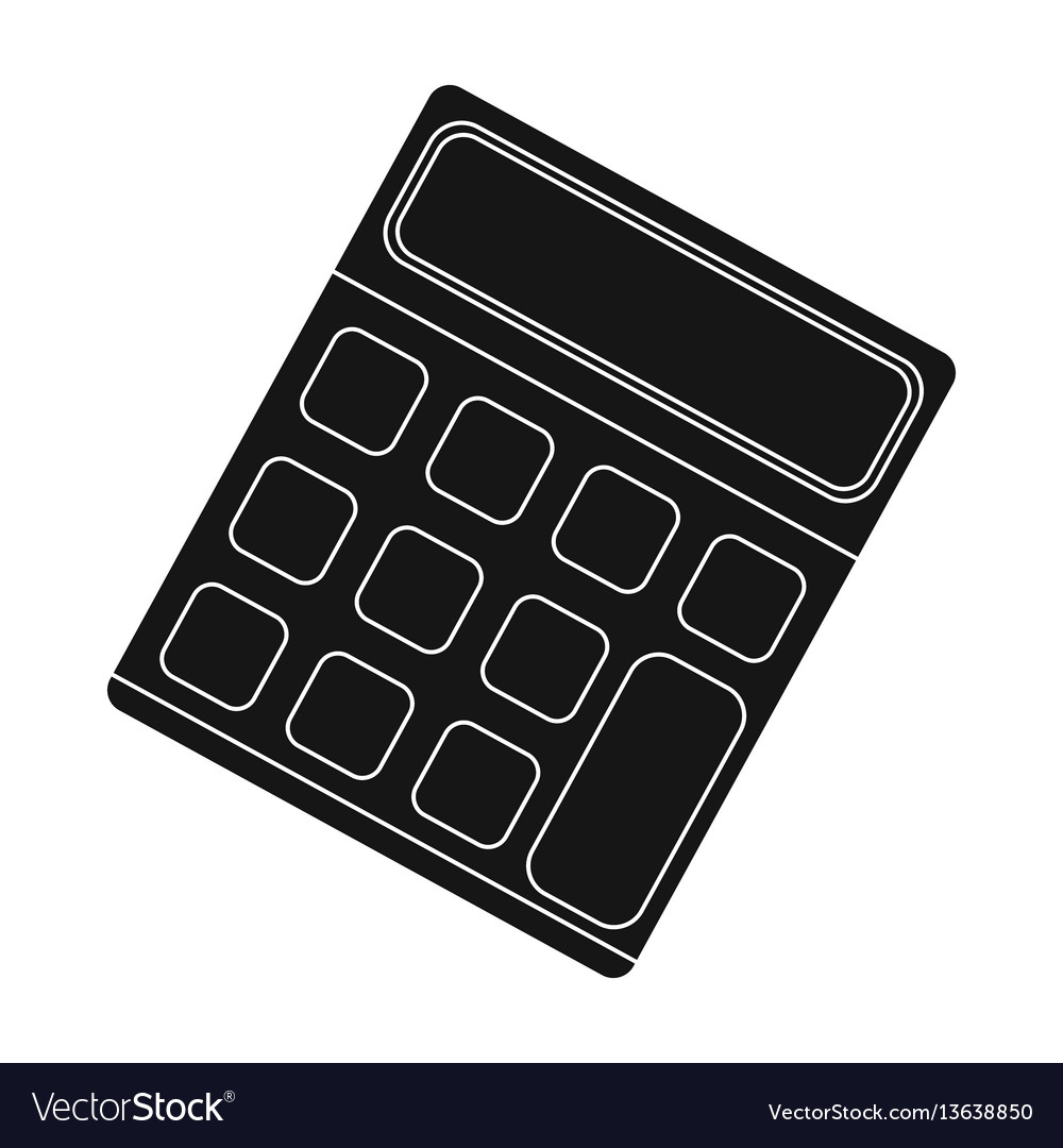 Calculator machine to quickly count data math Vector Image Calculator machine to quickly count data math Vector Image