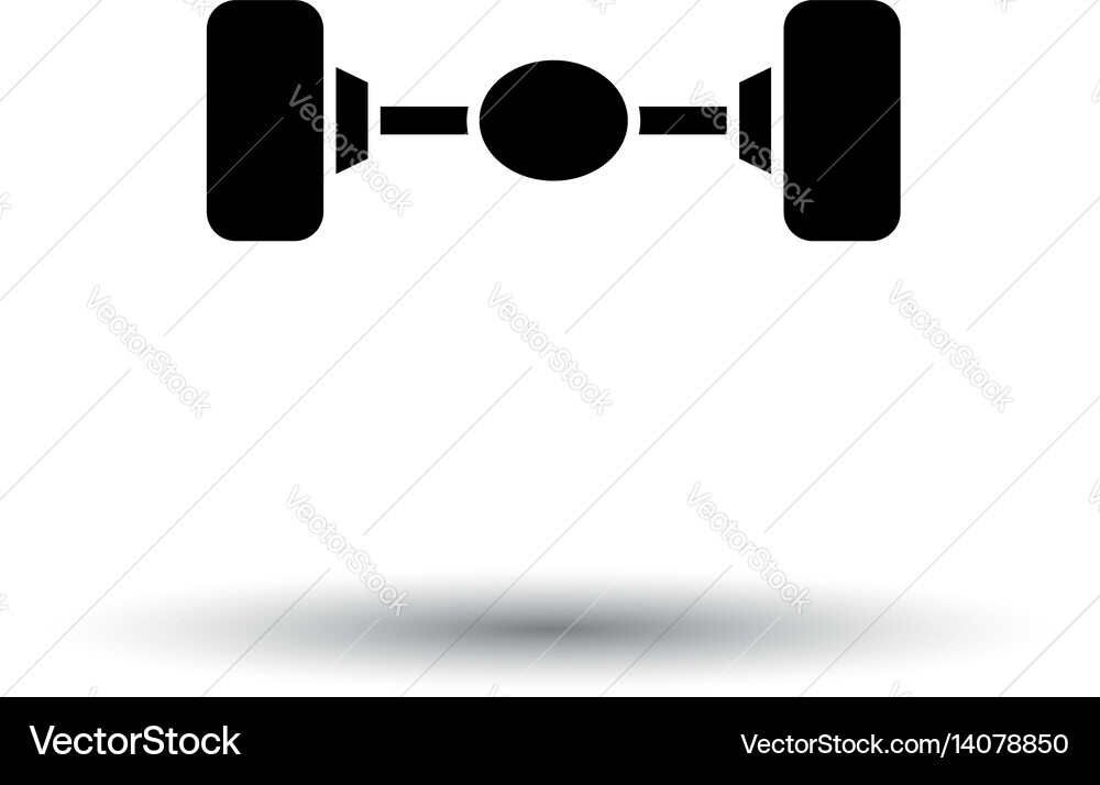 Car rear axle icon Royalty Free Vector Image - VectorStock