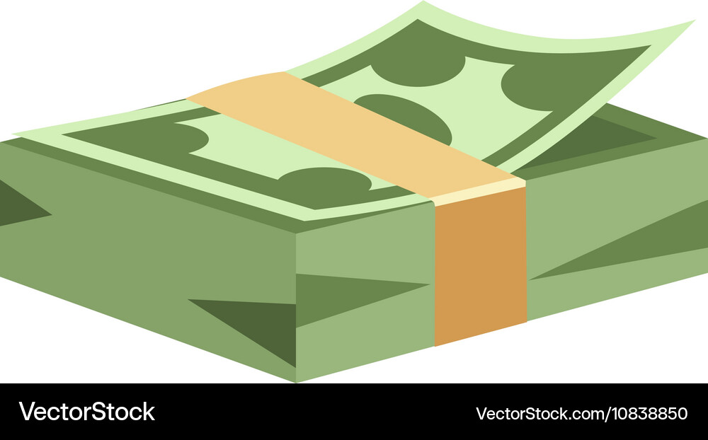 Dollar money symbol icon Royalty Free Vector Image