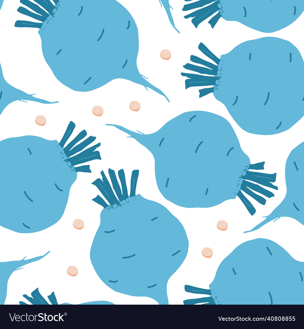 Beetroot vegetables seamless pattern vegetarian Vector Image Beetroot vegetables seamless pattern vegetarian Vector Image
