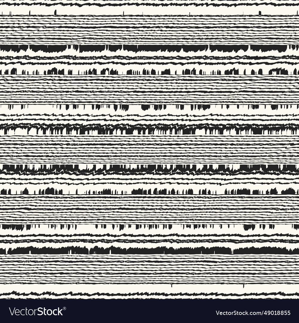 Monochrome Moire Effect Textured Striped Pattern Vector Image