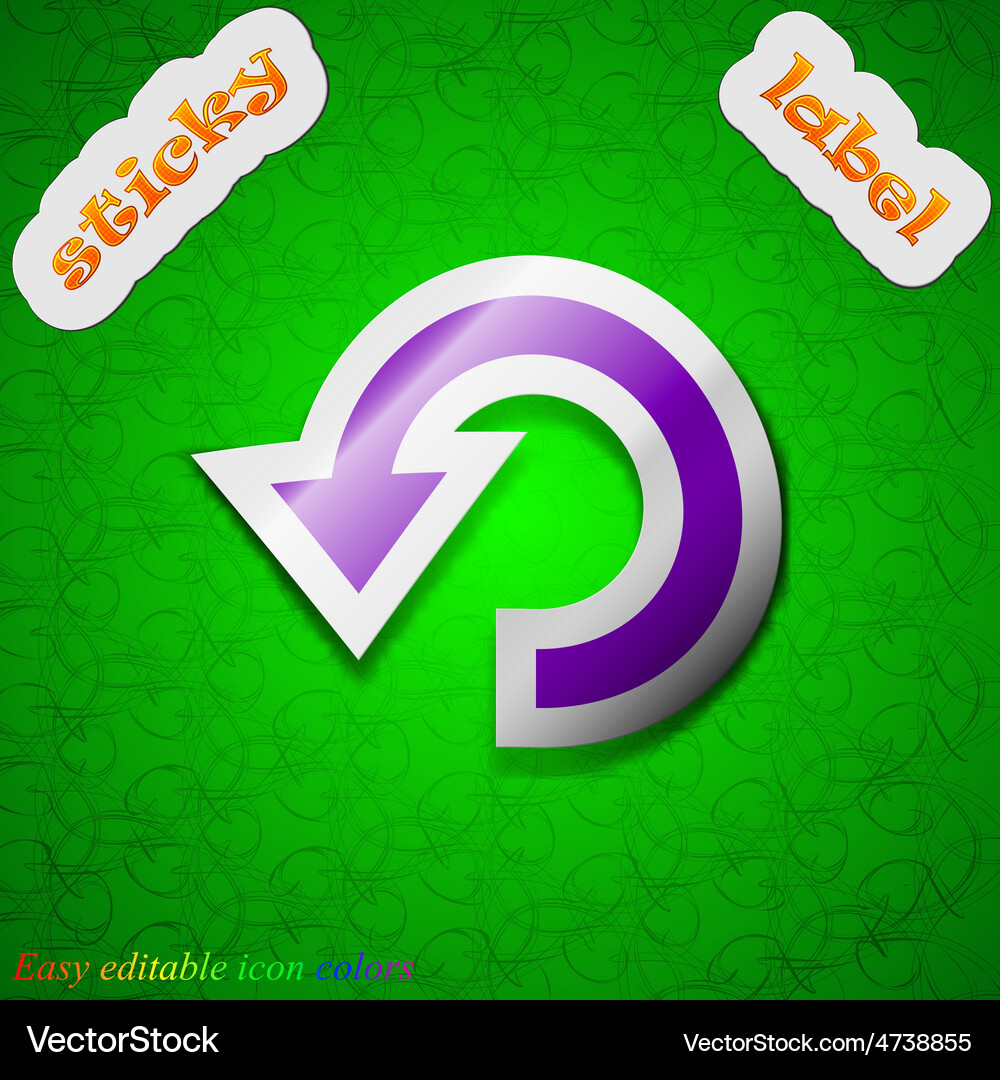 Upgrade arrow update icon sign symbol chic colored