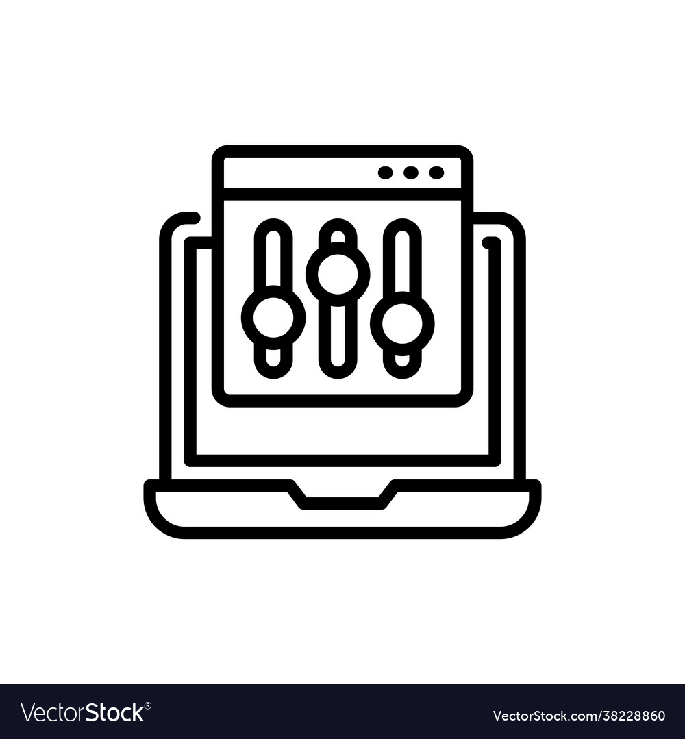 Admin panel style Royalty Free Vector Image - VectorStock