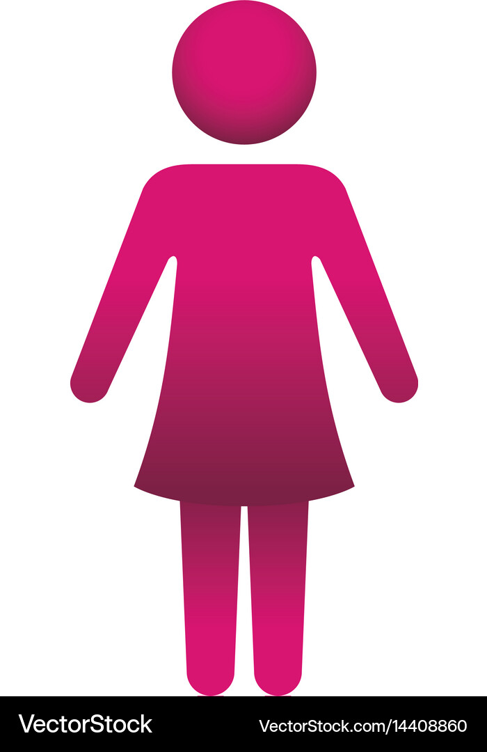 Female gender avatar Royalty Free Vector Image