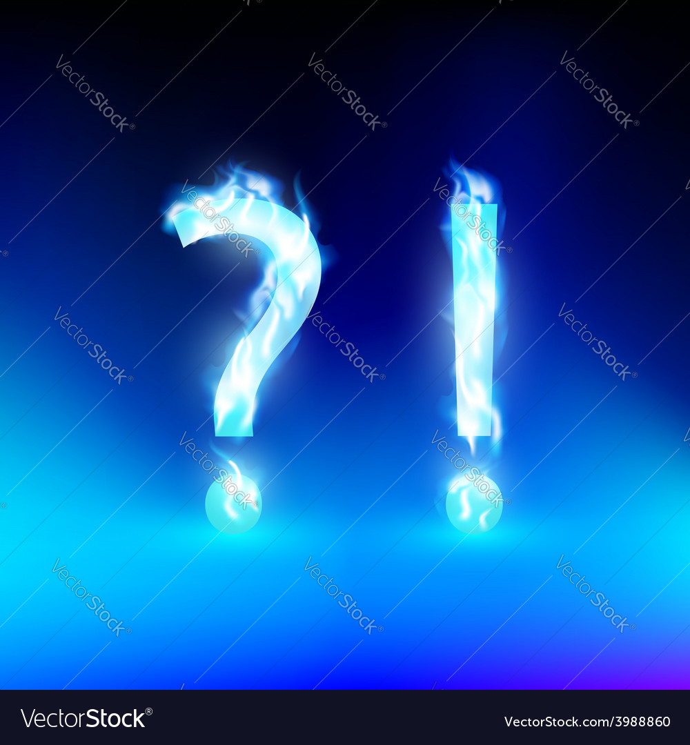 ion-mark-and-exclamation-mark-with-a-blue-vector-image