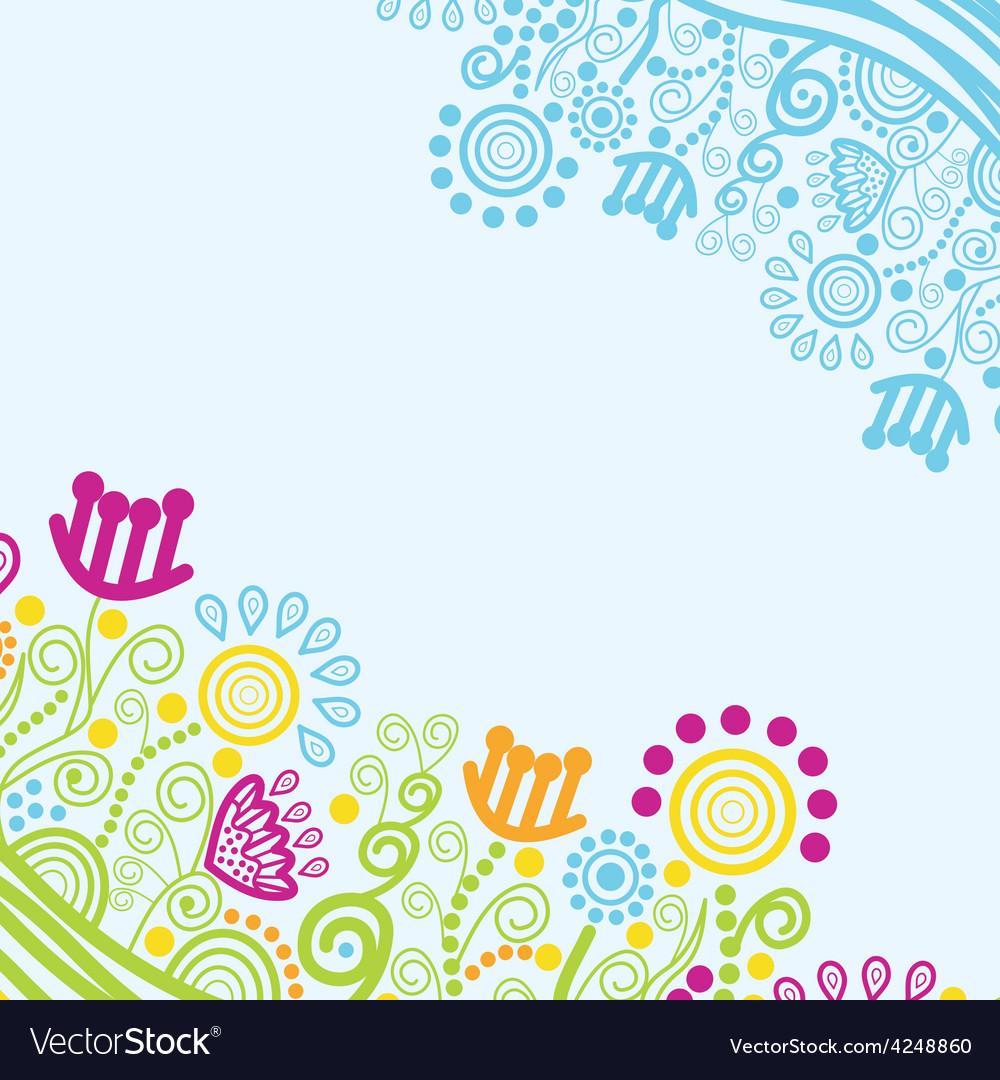 Nature pattern background Royalty Free Vector Image