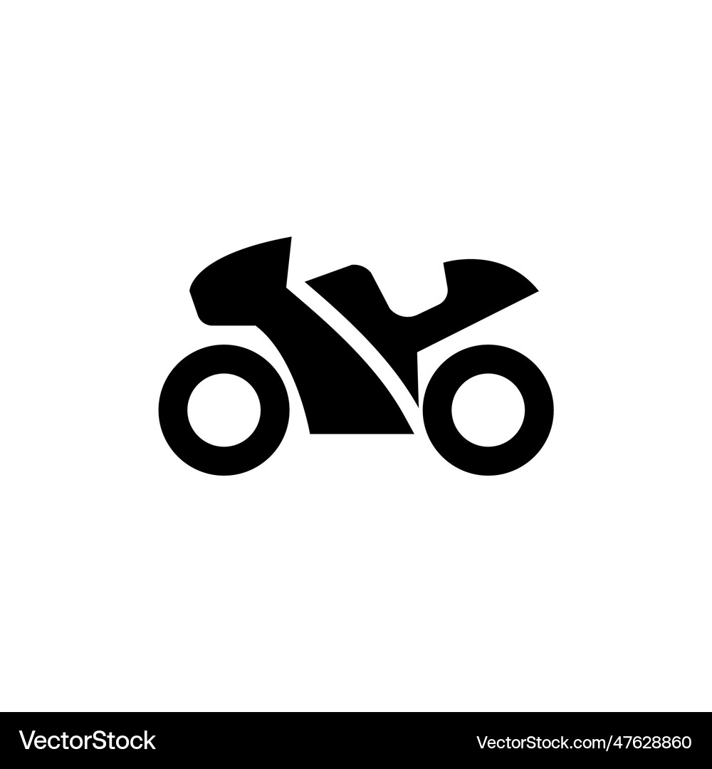 Racing bike icon Royalty Free Vector Image - VectorStock