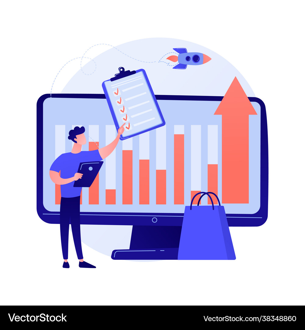 Share in business concept metaphor Royalty Free Vector Image