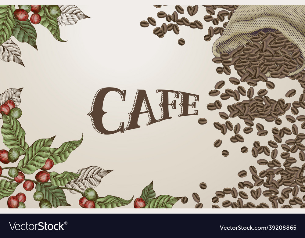 Coffee design elements Royalty Free Vector Image