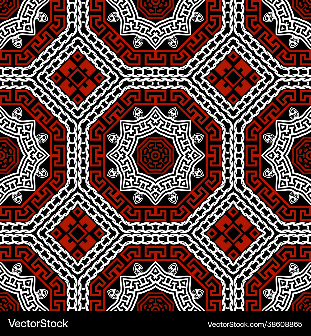 Colorful seamless pattern tribal ethnic style Vector Image