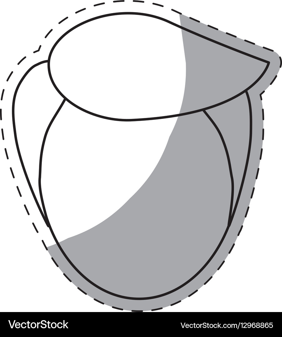 Faceless head of man icon image Royalty Free Vector Image