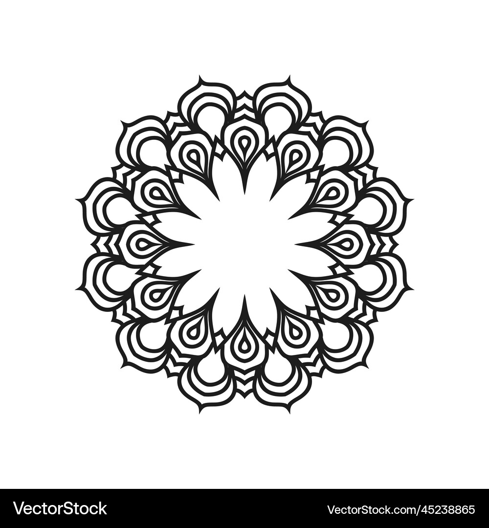 Flower mandala designs mandala art background Vector Image