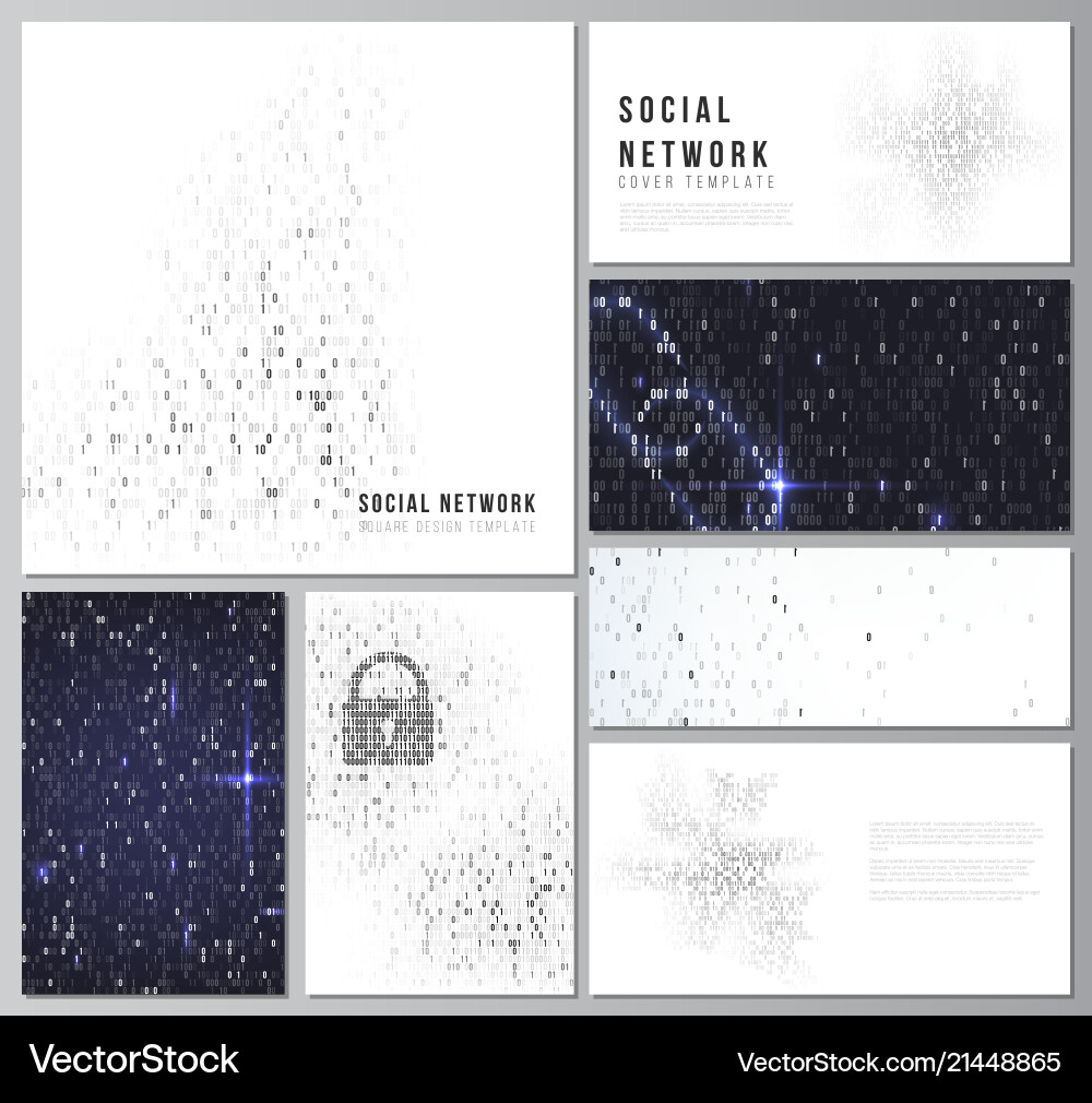 Minimalistic abstract layouts of modern Royalty Free Vector