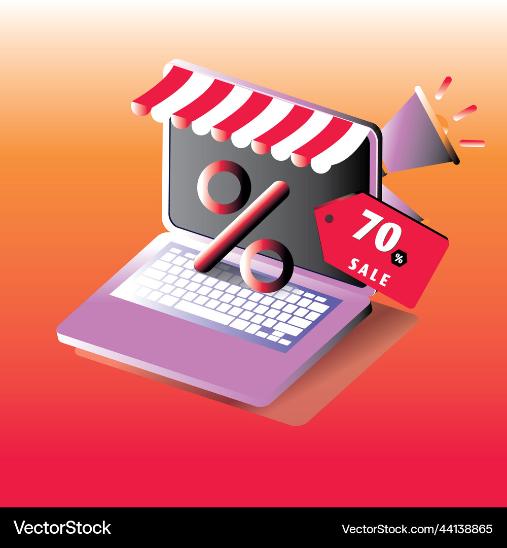 Online shoppingdesign graphic elements signs sy Vector Image
