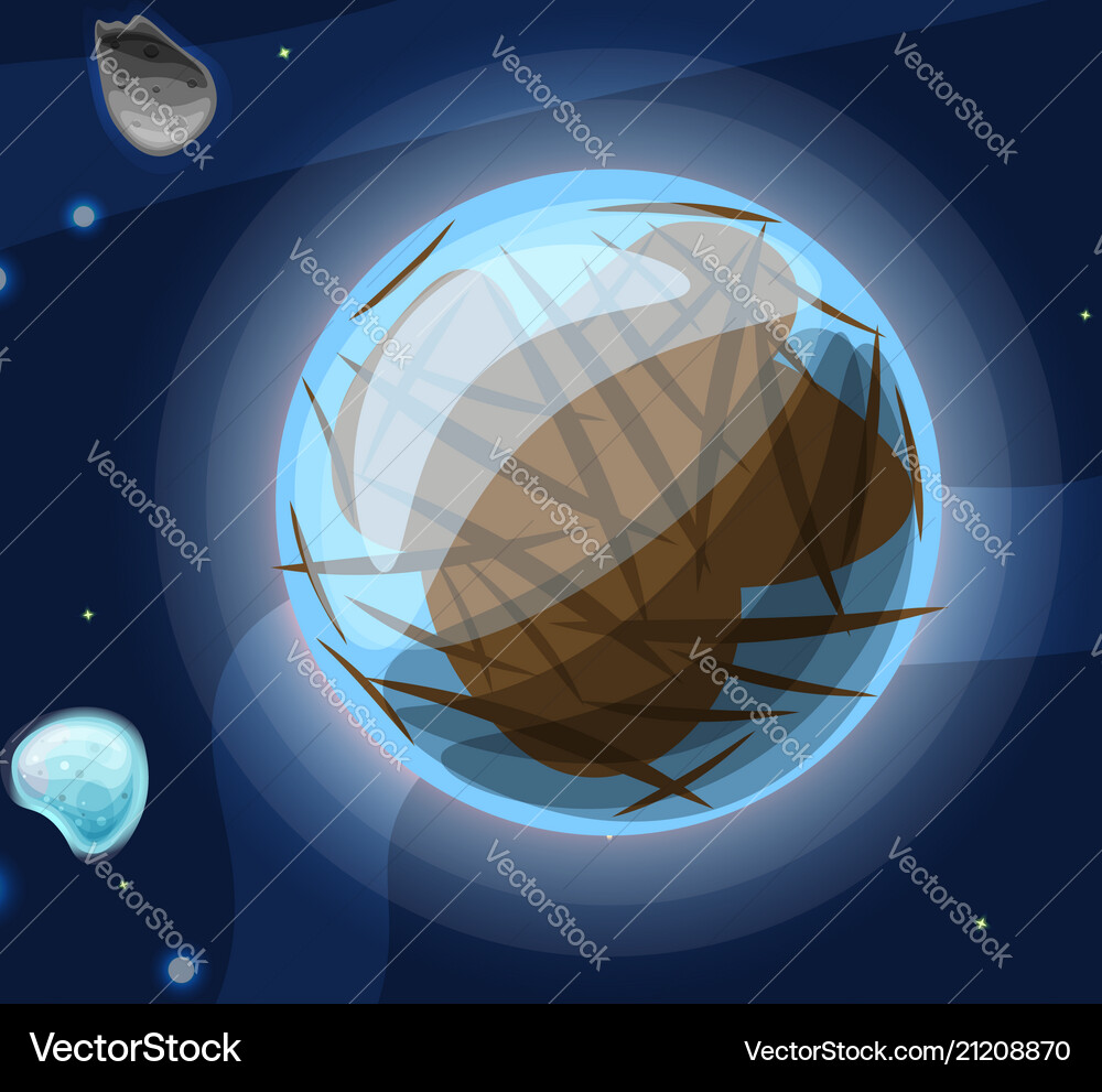 Europa Cartoon Moon Royalty Free Vector Image - VectorStock