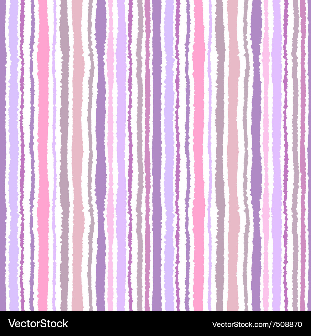 Seamless strip pattern vertical lines with torn Vector Image