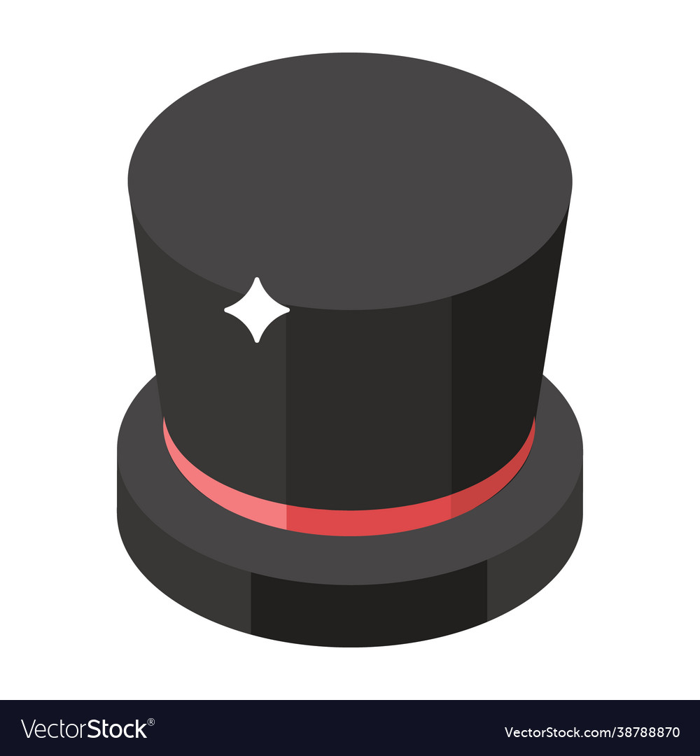 Top hat Royalty Free Vector Image - VectorStock