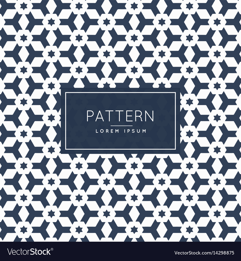 Abstract shape pattern decoration Royalty Free Vector Image