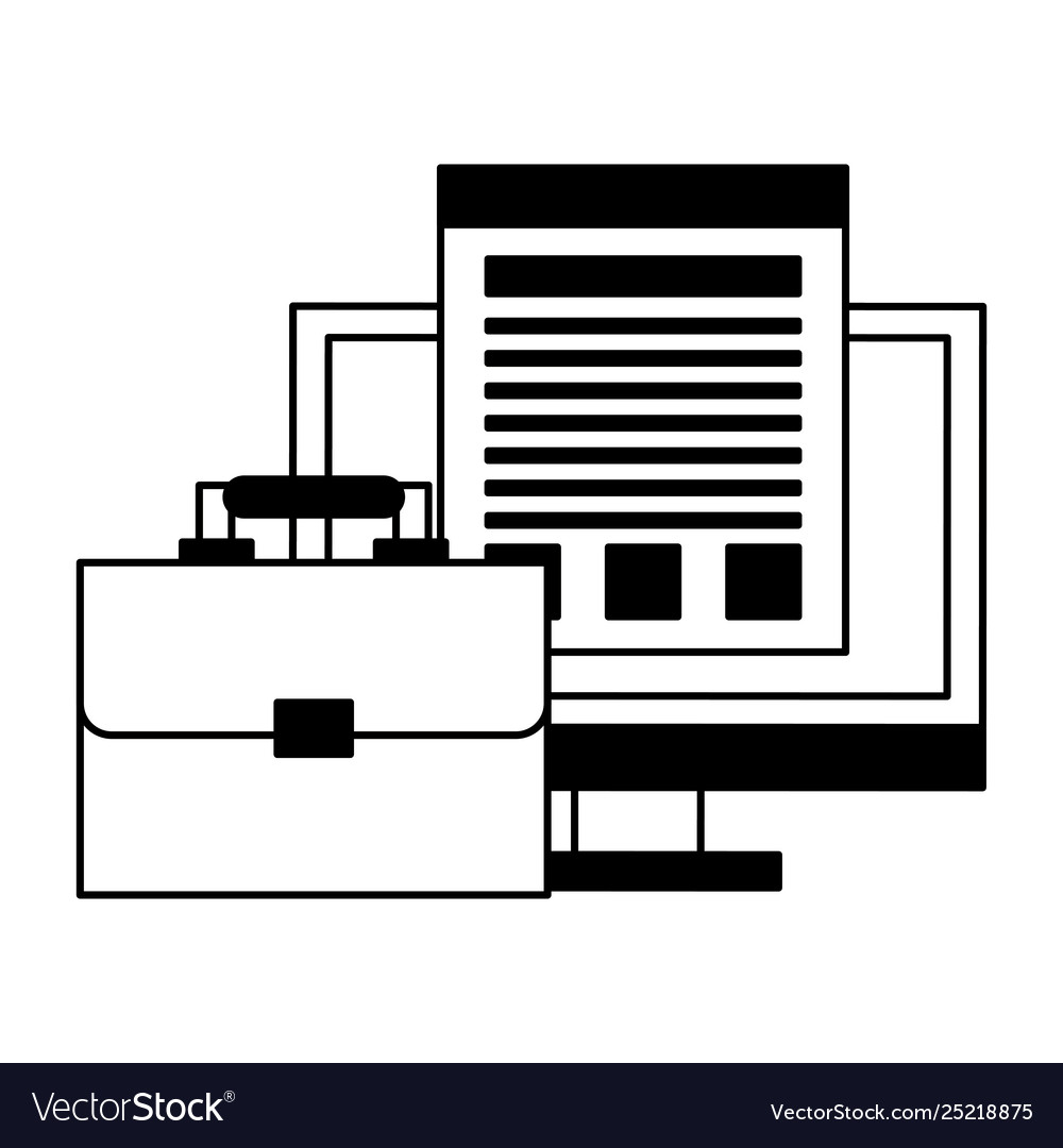 Technology software tools cartoon Royalty Free Vector Image