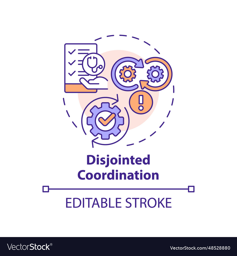 2d customizable thin line icon disjointed Vector Image