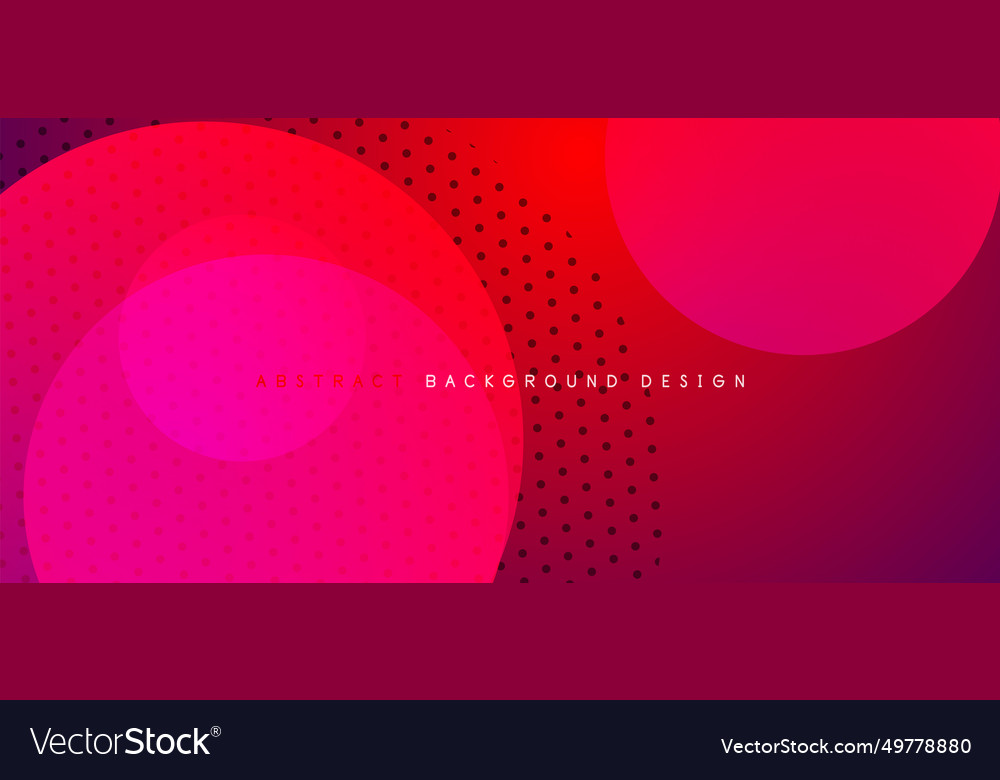 Abstract tech circles background Royalty Free Vector Image