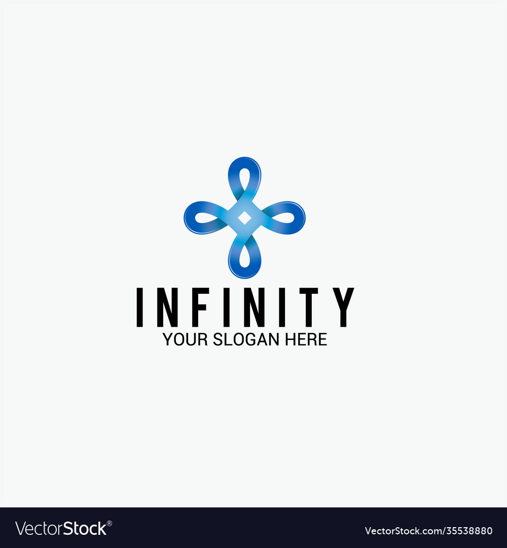 Infinity logo Royalty Free Vector Image - VectorStock