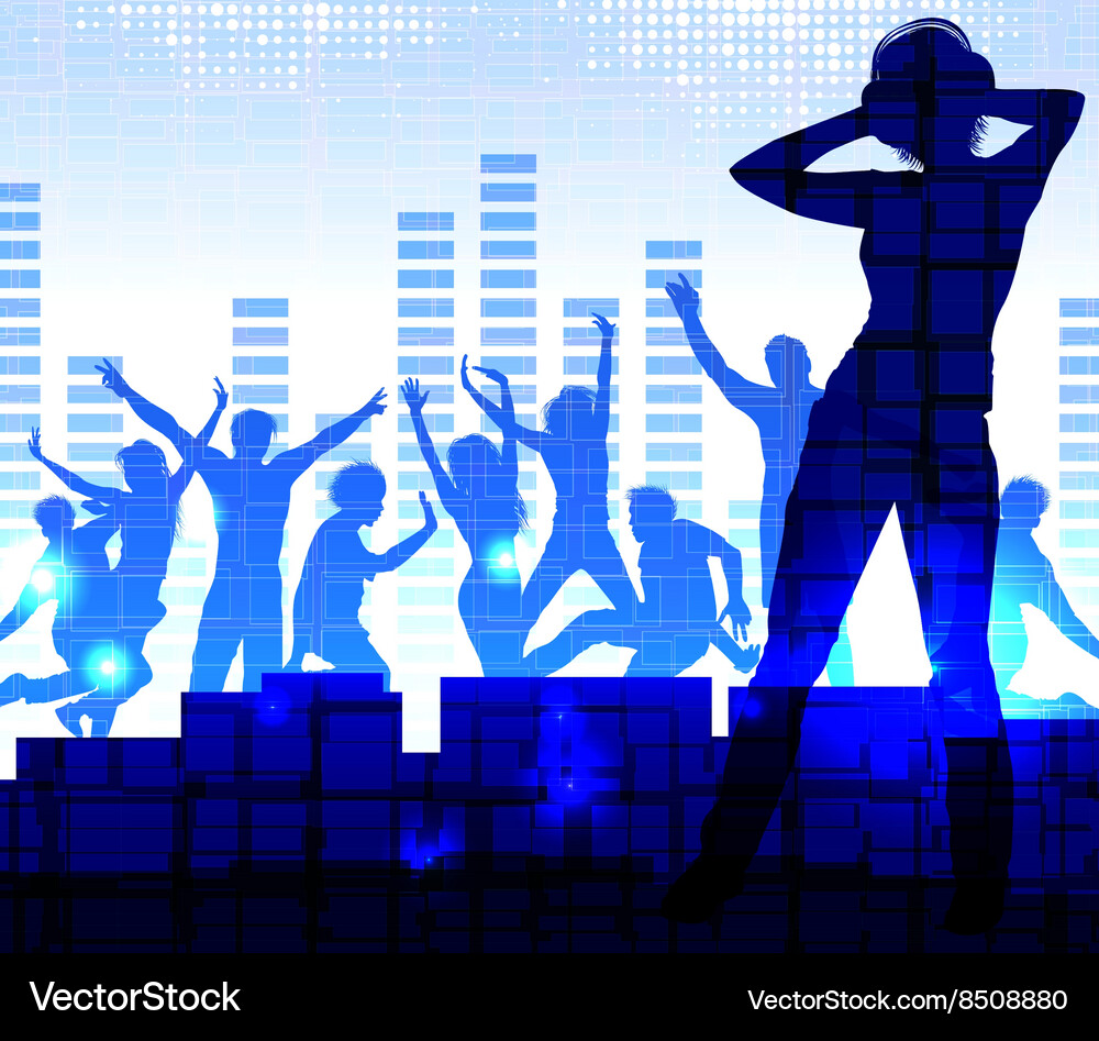 Night club neon lit background Royalty Free Vector Image