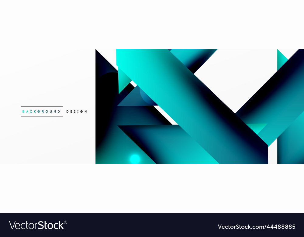 Abstract background simple color geometric shapes Vector Image