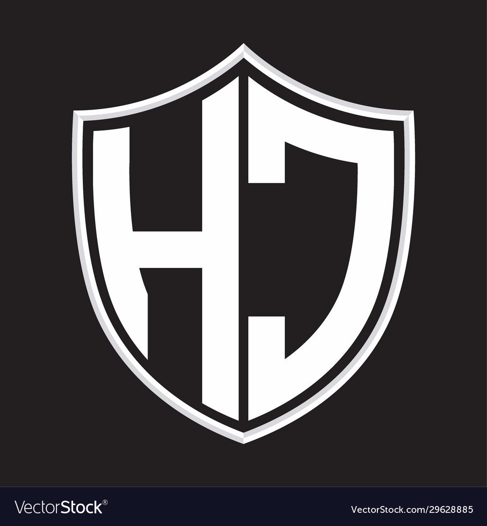 Hc logo monogram with shield shape isolated Vector Image Hc logo monogram with shield shape isolated Vector Image