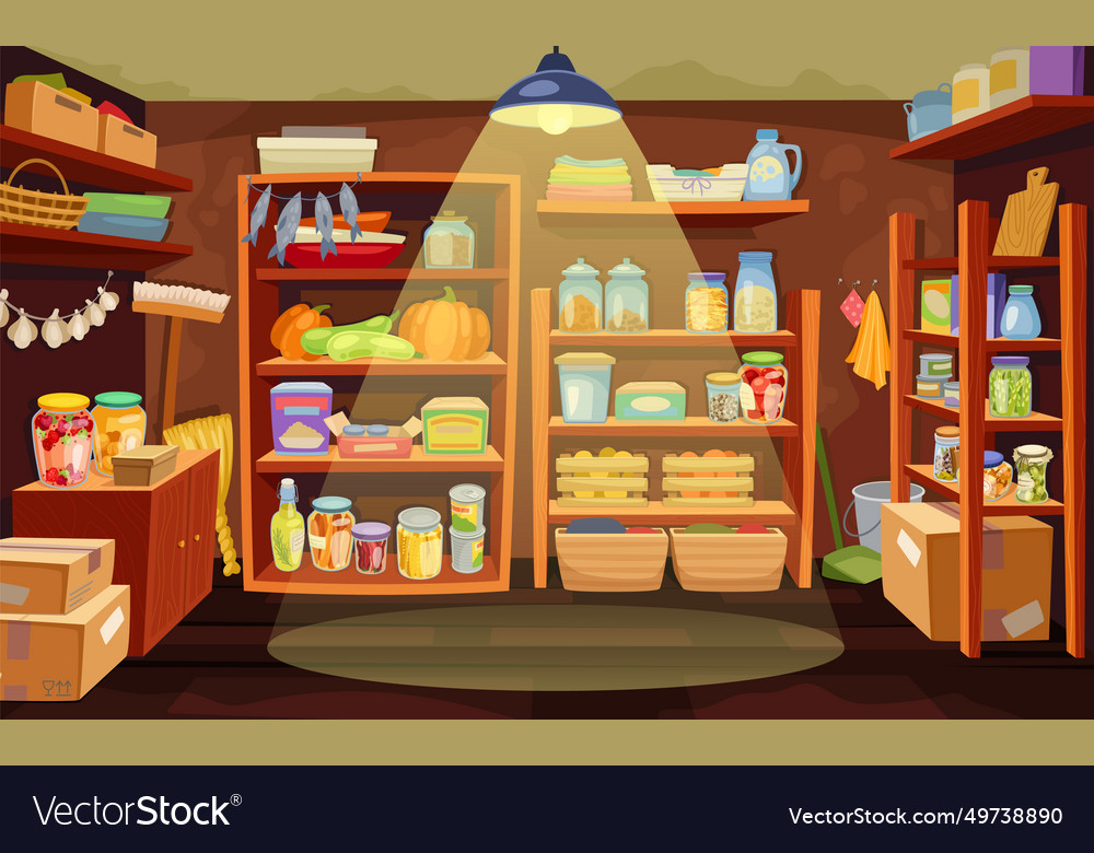 Kitchen Pantry Vector at Dennis Marquis blog