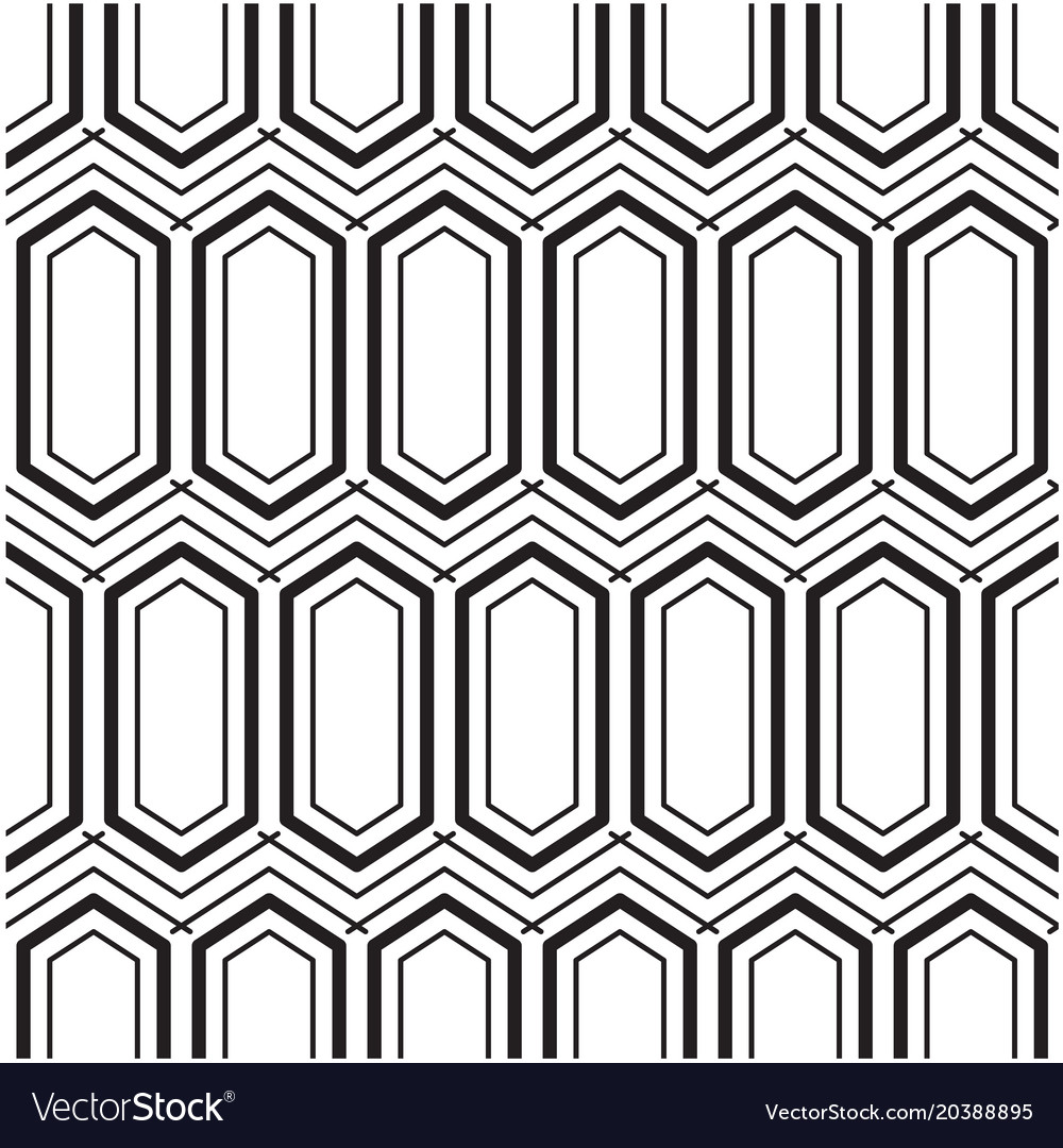 Abstract hexagon concentric pattern background vec