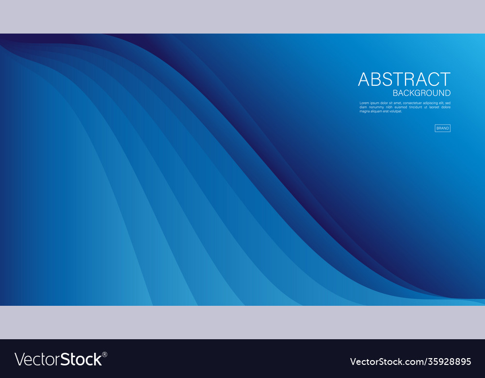 Blue gradient abstract background Royalty Free Vector Image