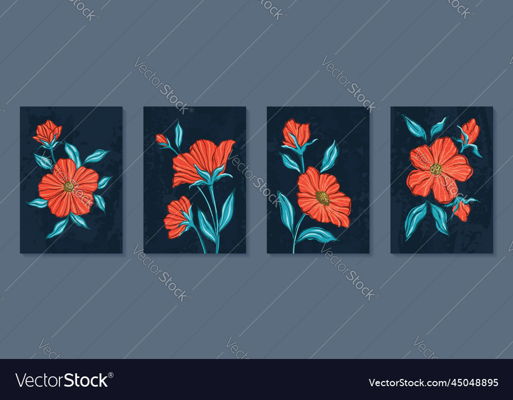 Creative minimalist abstract art background Vector Image