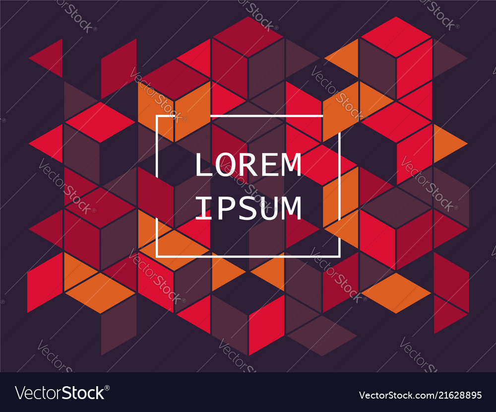 Geometric pattern abstract background Royalty Free Vector