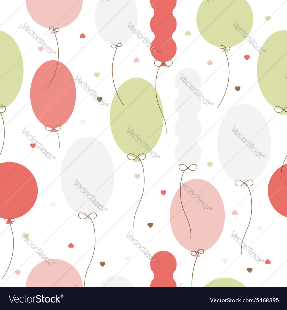 Pattern balloo Royalty Free Vector Image - VectorStock